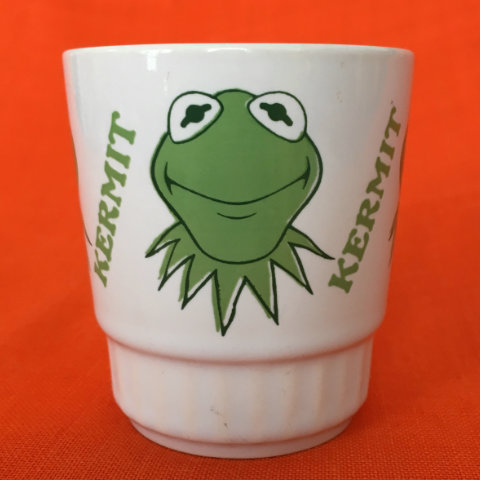 1970s Small Kermit The Frog Mug