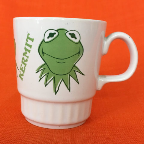 1970s Small Kermit The Frog Mug